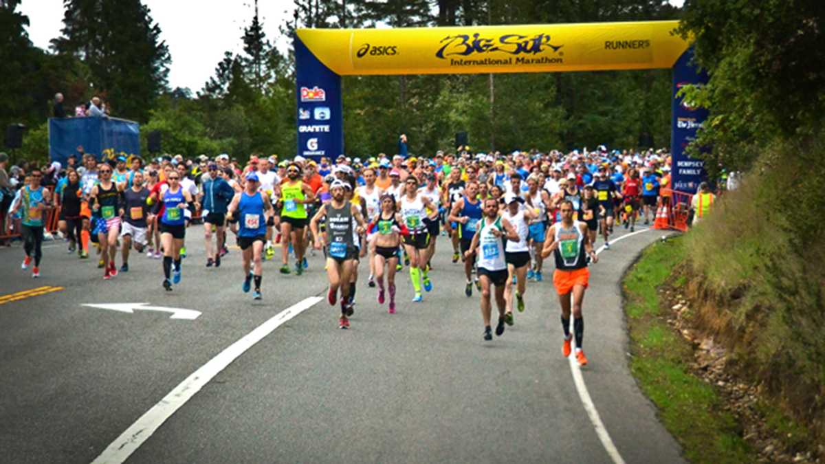 400 running in Boston 2 Big Sur marathons