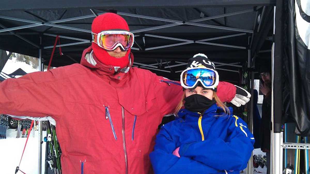 PHOTOS: Skiers Elyse Saugstad and Cody Townsend