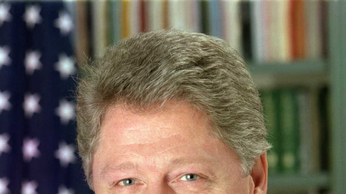 Bill Clinton through the years