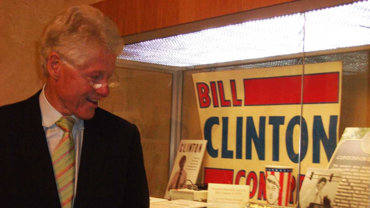 Bill Clinton through the years