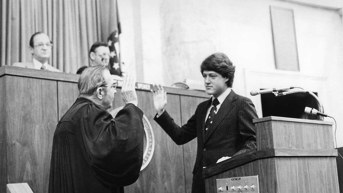 Bill Clinton through the years