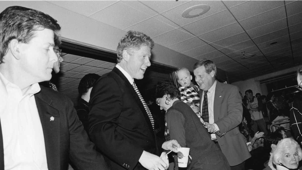 Bill Clinton through the years