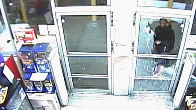 Surveillance photos show store break-in