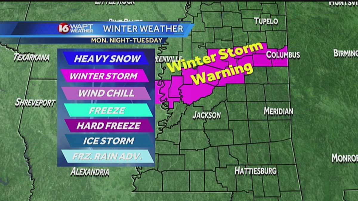 Forecast Images: Freezing rain, ice predicted