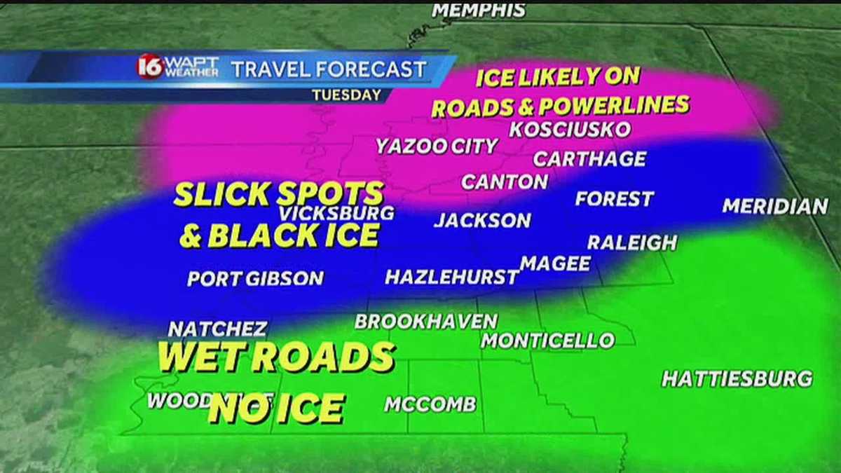 Forecast Images: Freezing rain, ice predicted