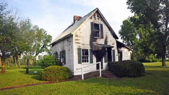 Home of 'Dixie' composer burns in possible arson