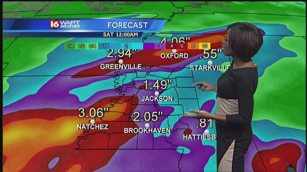 Heavy rain on tap for Friday