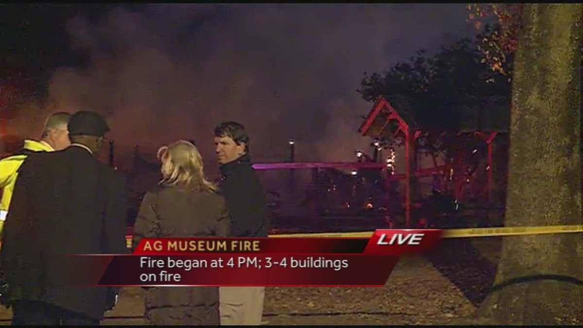 Photos: Huge fire breaks out at Ag Museum