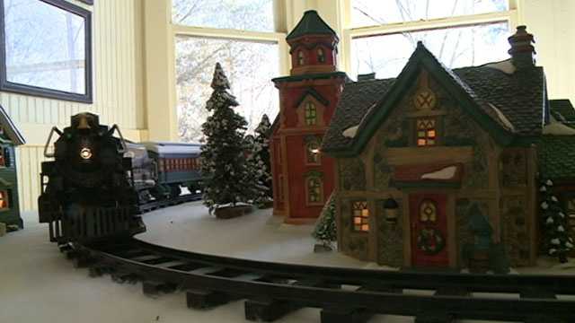 Model trains on display in Terry