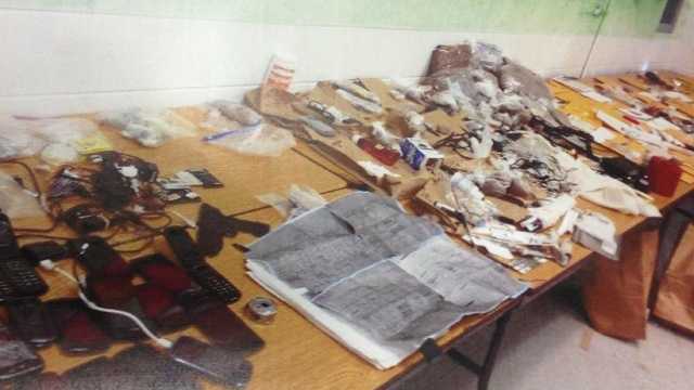 Phones, shanks, drugs found during prison shakedown