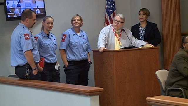 AMR paramedics recognized for saving lives