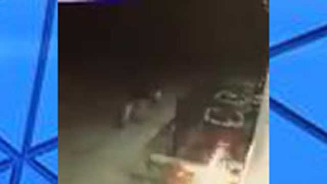 Surveillance video shows man setting fire, JFD says