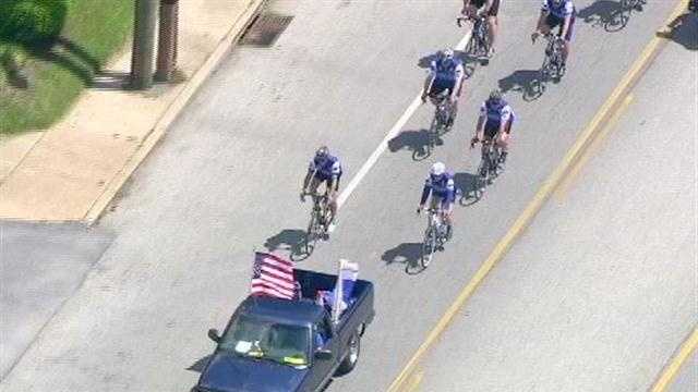 SkyTeam 11 photos: Police unity ride rolls through area
