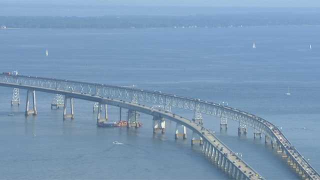 In photos: Chesapeake Bay Bridge from above