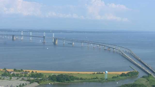 In photos: Chesapeake Bay Bridge from above