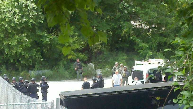 In photos: ATF agent shoots man in raid