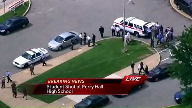 Images: Perry Hall High School shooting