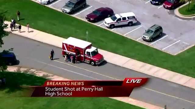 Images: Perry Hall High School shooting