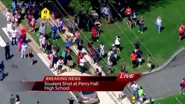 Images: Perry Hall High School shooting