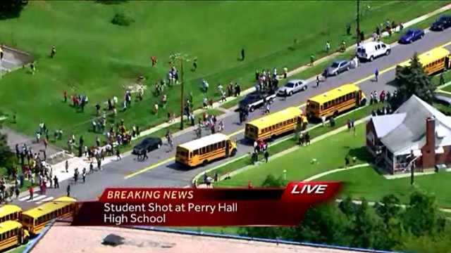 Images: Perry Hall High School shooting