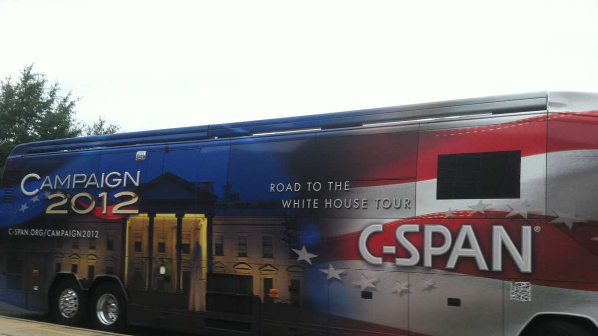 In Photos: Inside the C-SPAN Campaign 2012 bus