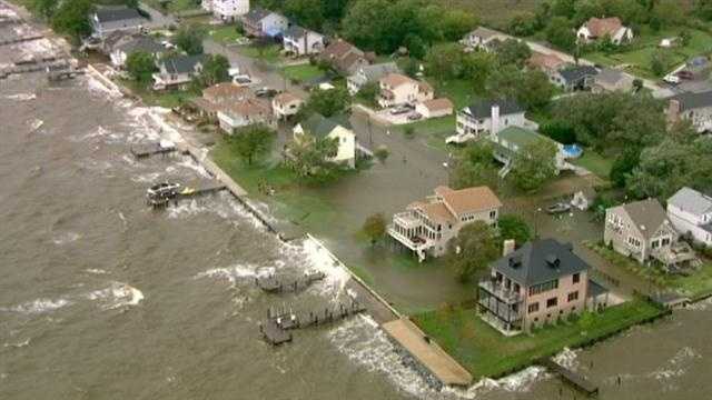 In photos: Storms prompted tornado watches in Maryland