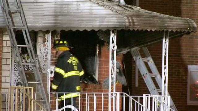 Photos: Fatal fire ravages Baltimore home