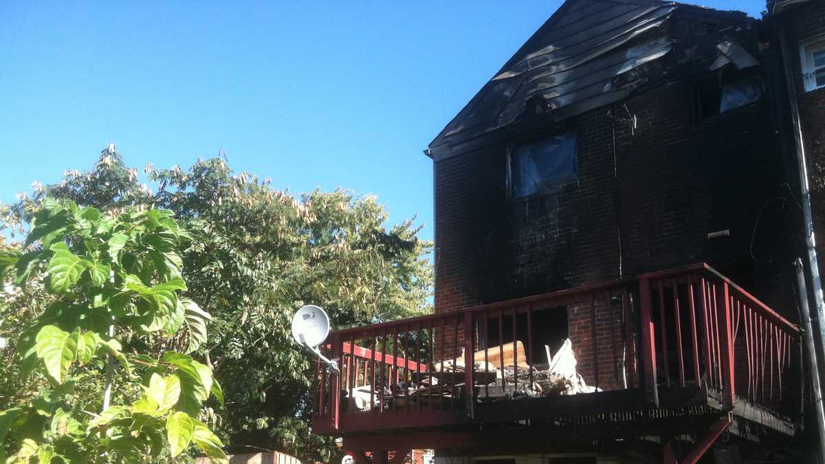 Photos: Fatal fire ravages Baltimore home