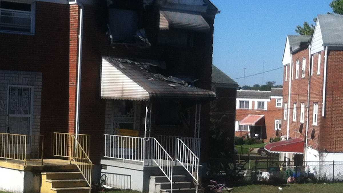 Photos: Fatal fire ravages Baltimore home