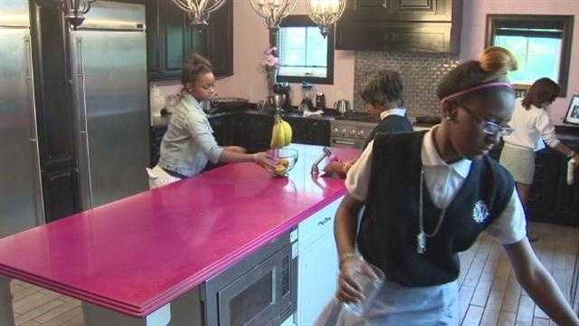 Girls Hope group awarded Honor Rows from Ravens