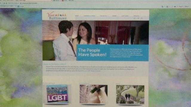 Webpage to help same-sex couples with marriages