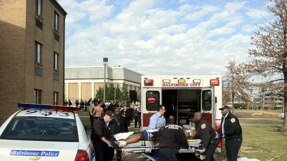 Images: 1 injured in Morgan State shooting