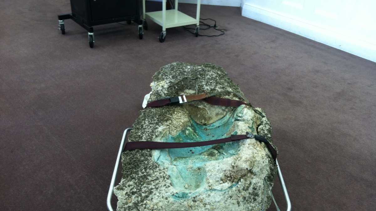 Photos: Concrete slab introduced in Jarrett murder trial