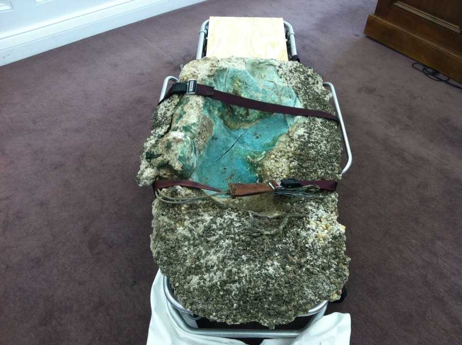 Photos: Concrete slab introduced in Jarrett murder trial