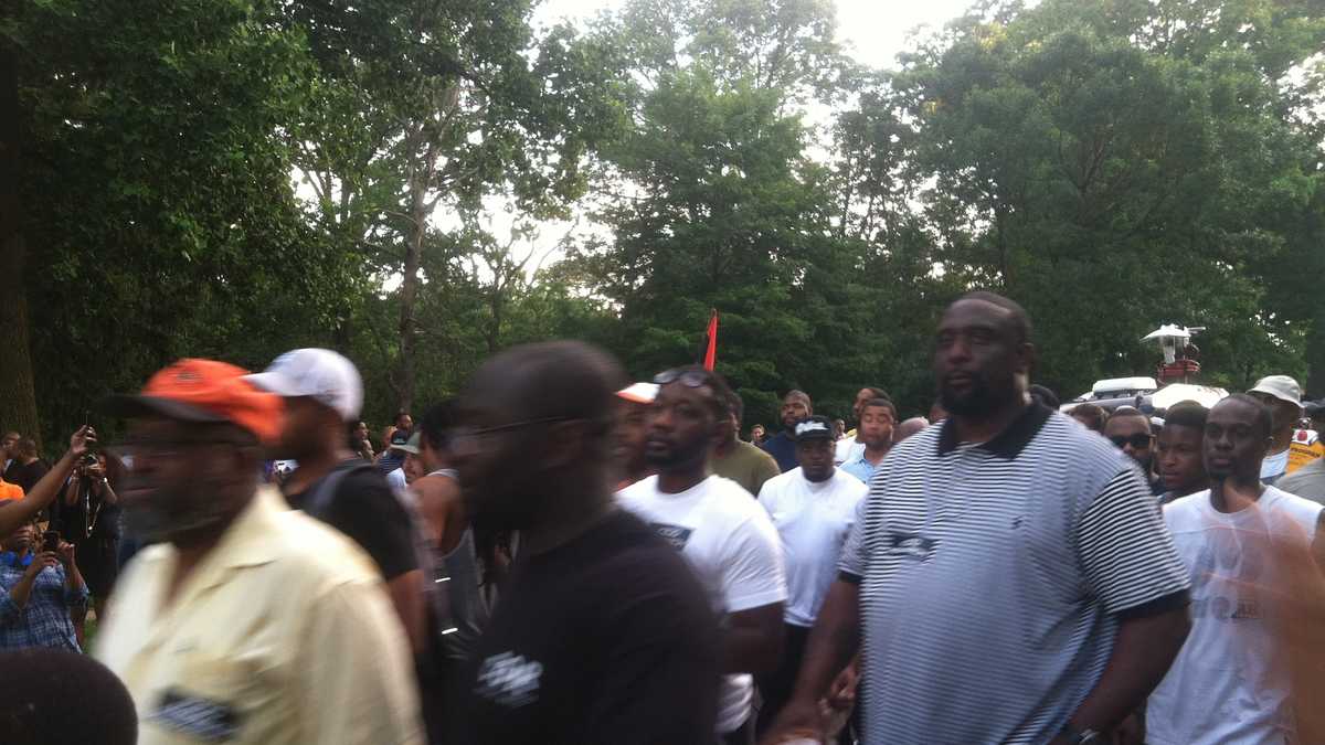 300 Man March against Baltimore violence