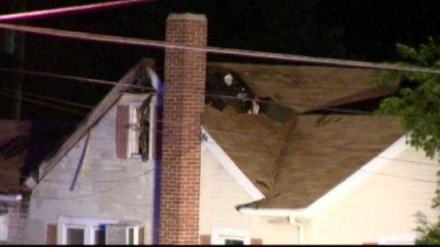 Firefighter hurt battling Halethorpe house fire