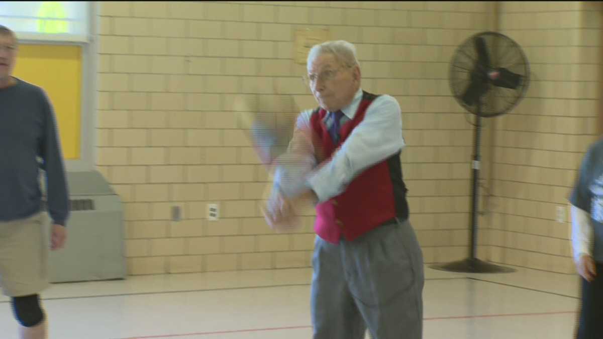 Man, 95, honored for starting volleyball league