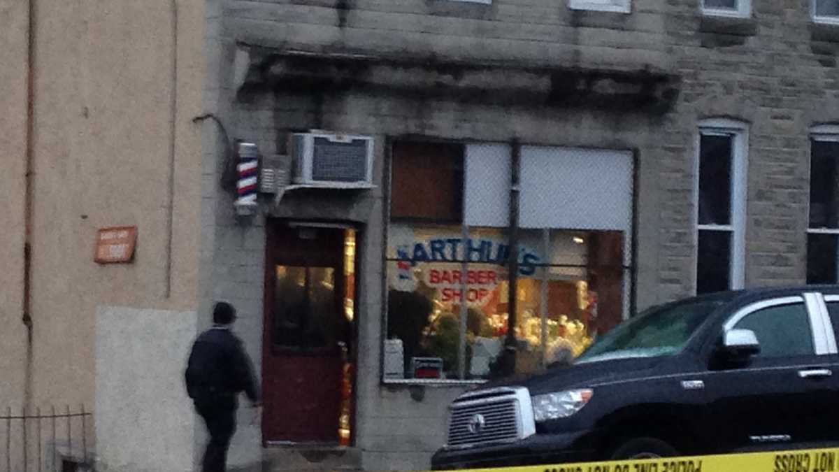 3 shot at east Baltimore barber shop
