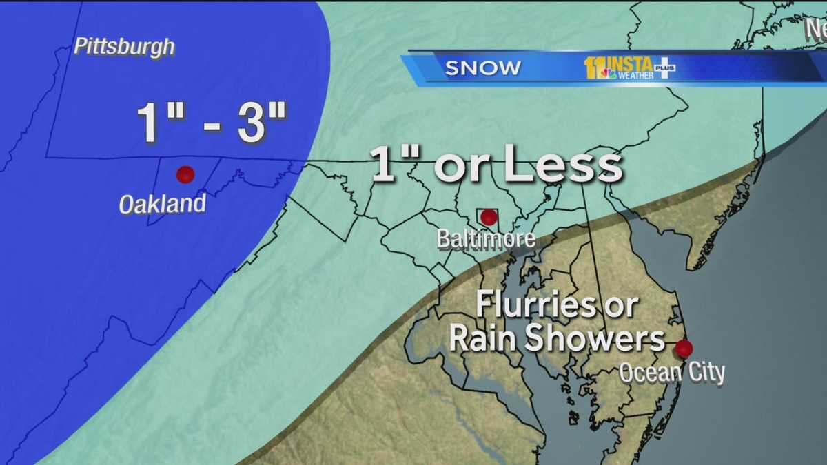 Video: Some snow in forecast Tuesday