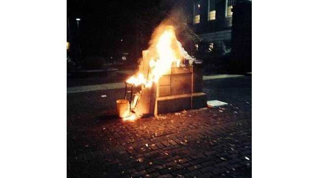 UMd. police: Testudo fire under investigation