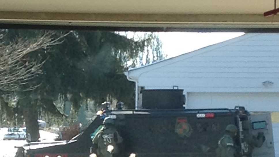 Images: SWAT responds to barricade situation