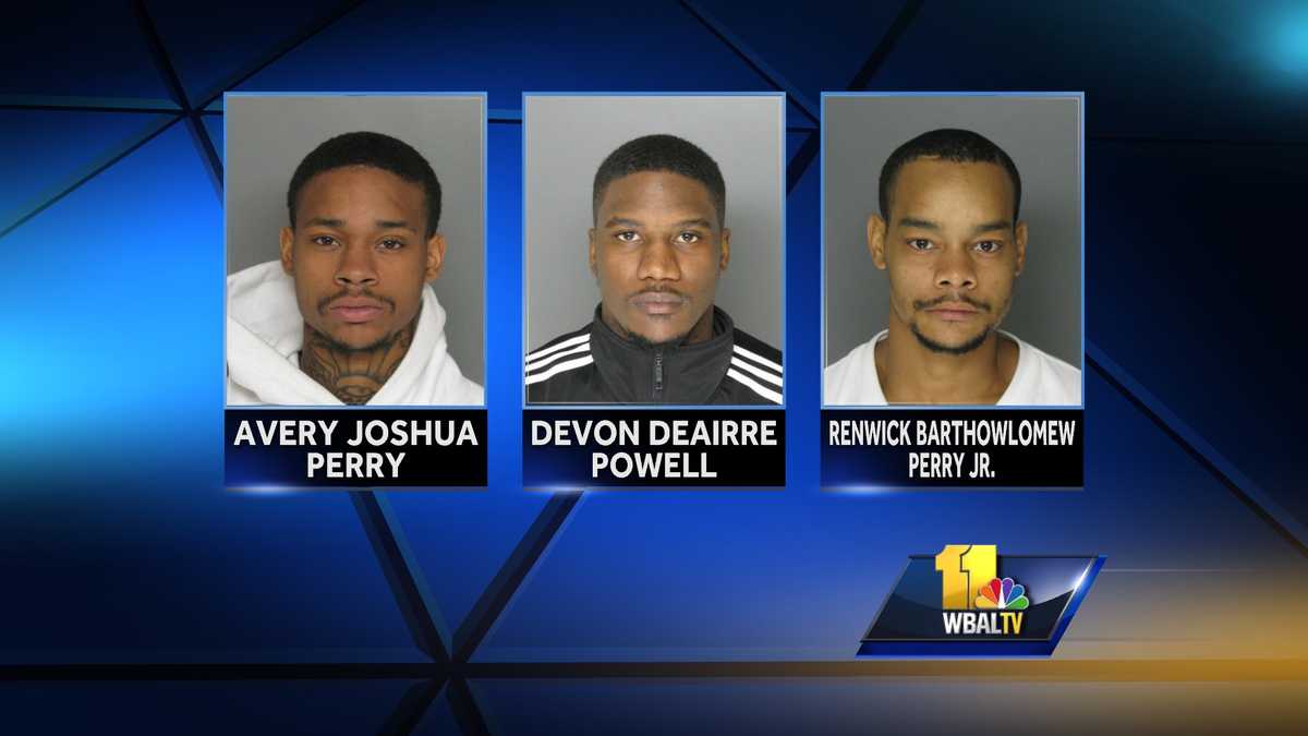 Police: 3 men arrested in Loch Raven robbery Police: 3 men arrested in Loch Raven robbery