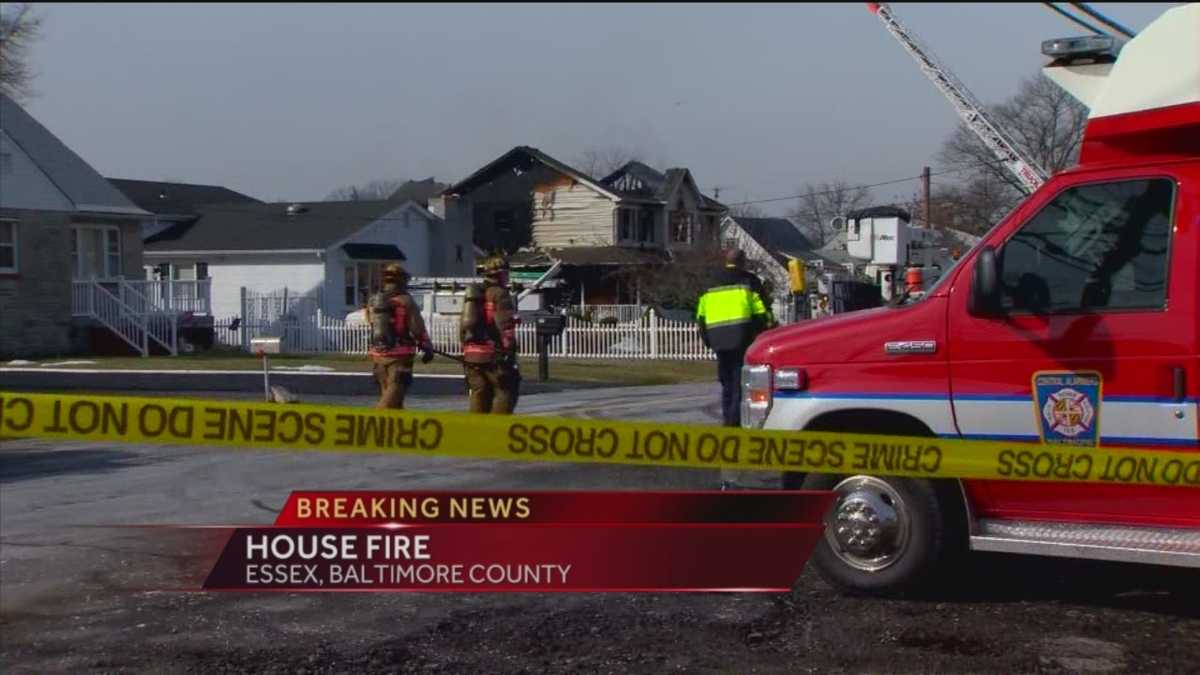 Images: Essex house fire injures 3