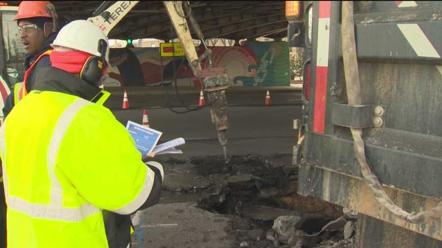 Water main breaks record-breaking for January