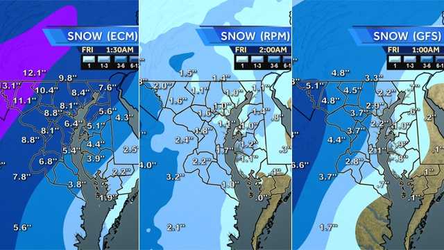 Futurecast maps: See storm's projected forecast