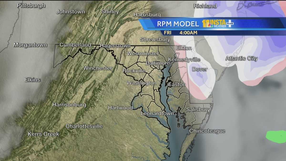Futurecast maps: See storm's projected forecast