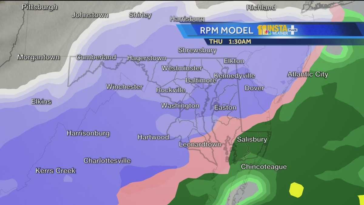 Futurecast maps: See storm's projected forecast