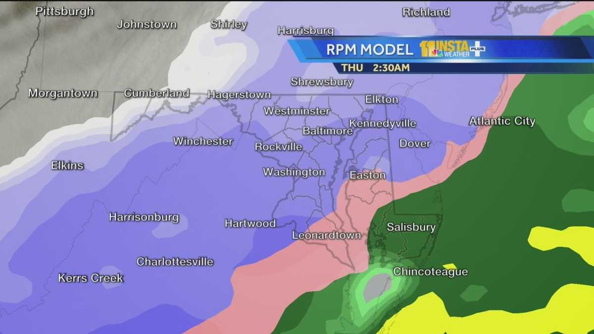 Futurecast maps: See storm's projected forecast