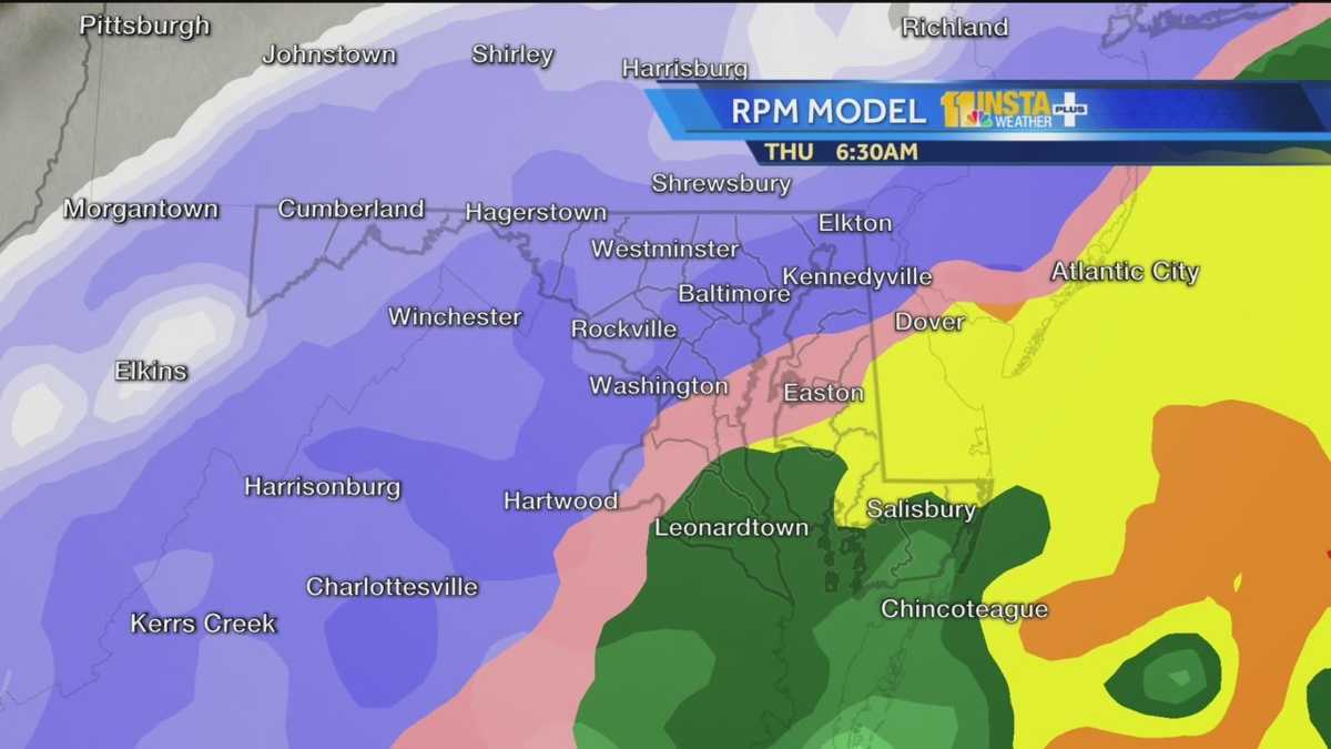 Futurecast maps: See storm's projected forecast