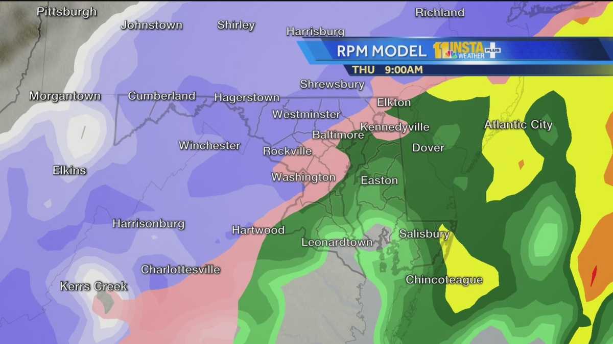 Futurecast maps: See storm's projected forecast